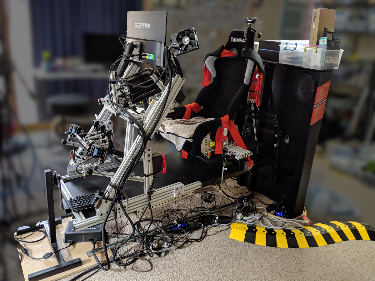 About to turn about €150 of Unistrut into a solid sim racing rig! : r ...